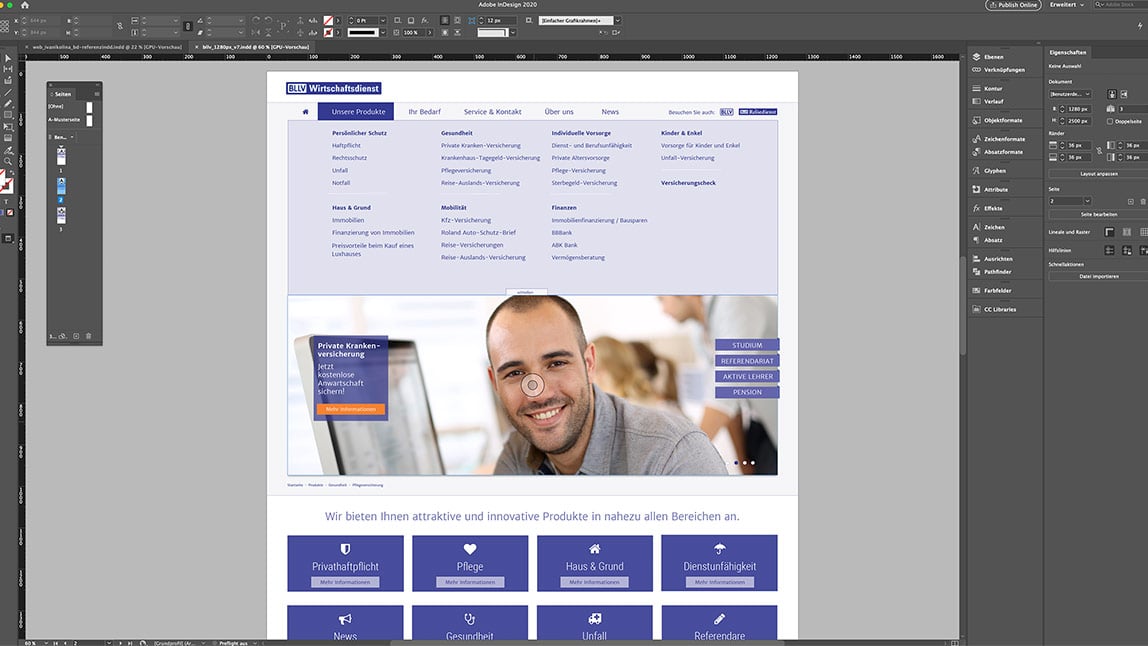 Webdesign Konzept München // UX Design * BRAUER.DESIGN